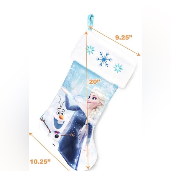 Disney | Holiday | New Disney Frozen Princess Elsa Olaf Blue Satin ...